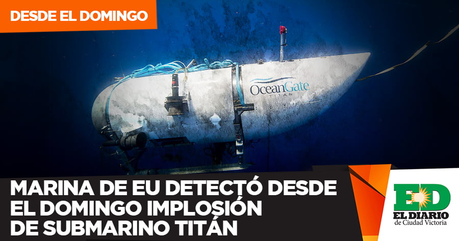 Marina De Eu Detectó Desde El Domingo Implosión De Submarino Titán El